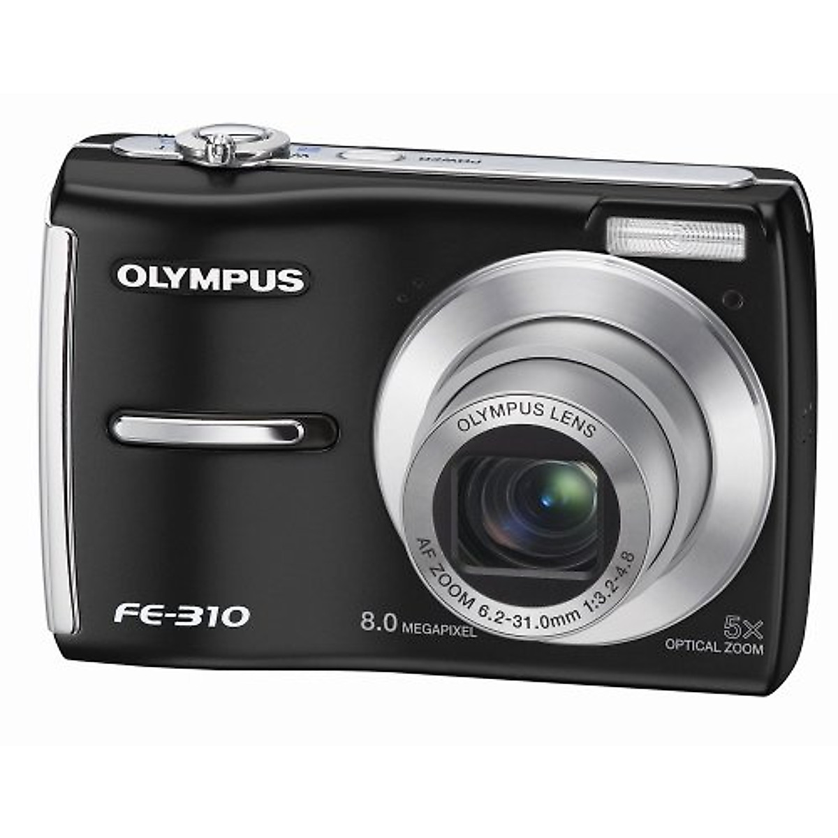 Olympus FE-310 8MP Digital Camera with 5x Optical Zoom (Black)