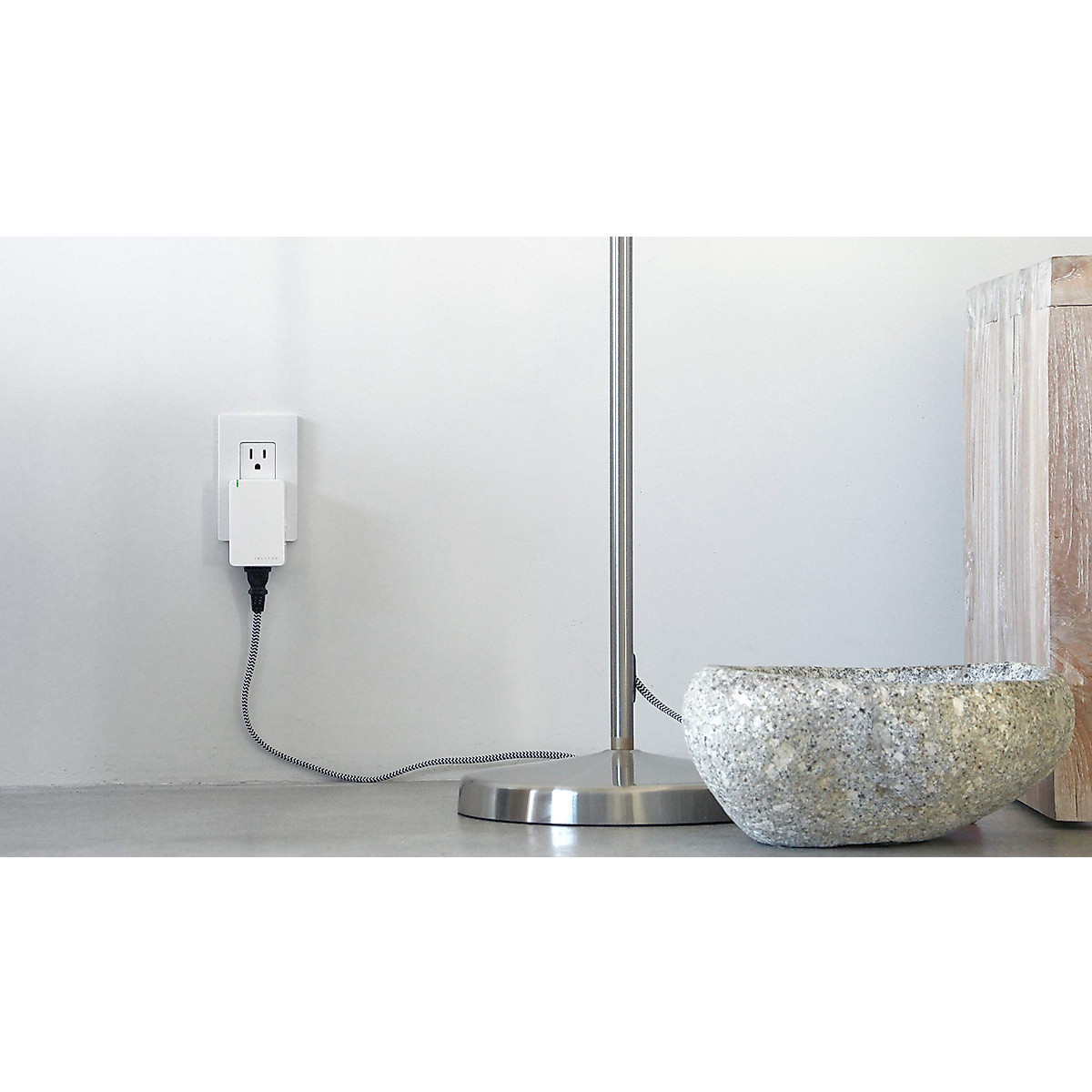 Insteon Smart Lamp Dimmer Plug-in Module, 2-Pin, 2457D2 Hub Required for Voice Control with Alexa & Google Assistant