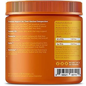 Zesty Paws Turmeric Curcumin for Dogs - for Hip & Joint Mobility Supports Canine Digestive Cardiovascular & Liver Health Coconut Oil for Skin Health with 95% Curcuminoids + BioPerine Duck, 90 Count