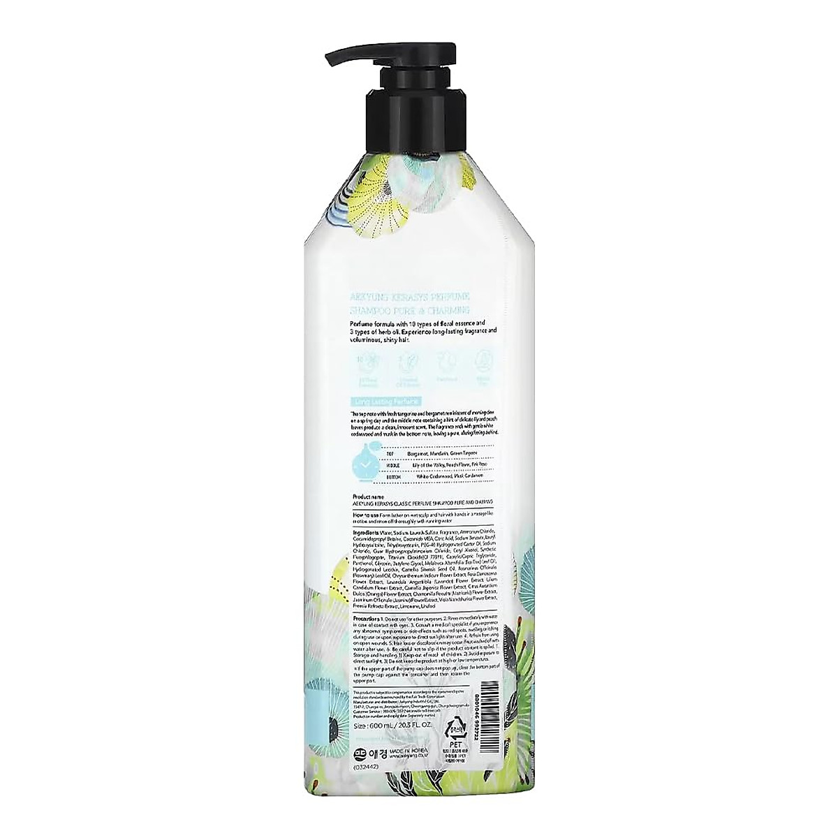 Kerasys Pure & Charming Perfumed Shampoo 600ml