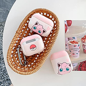 Airpods 3rd Generation Case Cover,3D Cute Cartoon Anime Funny for Kids Girls Teens Boys Cover, IMD Process TPU Pink Fashion Character Design Airpods 3 Case