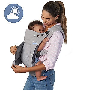 Infantino in Season - Ergonomic, 5 Layer Carrier with face-in and face-Out, Front and Back Carry for Newborns and Toddlers 8-40 lbs, Unisex