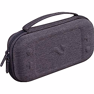 ButterFox Slim Compact Carrying Case for Nintendo Switch Lite with 19 Game and 2 Micro SD Card Holders, Storage for Switch Lite Accessories (Premium Gray)