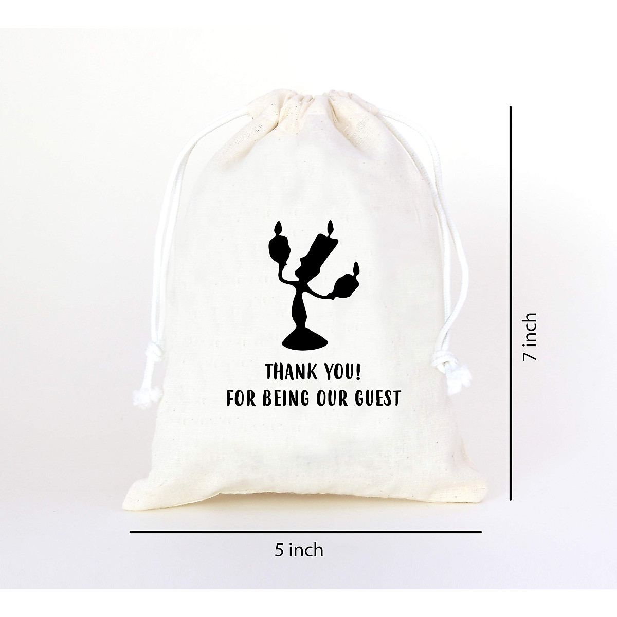 Boston Creative Company Beauty And The Beast Welcome Wedding Favor Bags Custom Birthday Bridal Shower Party Thank You Favors Gift Bags Set Of 10 Bags