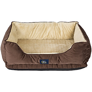 Serta Ortho Cuddler Pet Bed, Mocha