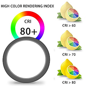 NOVELUX 7 inch Flush Mount LED Ceiling Light Ultra Slim 0.63'' Thick Round Flat Ceiling Lamps Dimmable 5000K Daylight LED Ceiling Lights for Kitchen,Bathroom,Basement ETL Listed 8 Pack(Black)