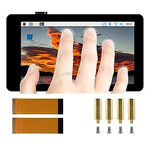 4inch IPS Capacitive 480×800 Touch Display LCD for Raspberry Pi 4B/3B+/3A+ CM3+/4 with DSI Interface Fully Laminated Screen Monitor @XYGStudy