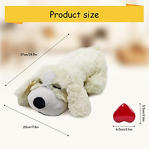 IFOYO Puppy Heartbeat Toy, Anxiety Relief and Calming Aid, Heartbeat Stuffed Animal for Puppy Sleep Aid Crate Training, Puppy Needs Puppy Essential