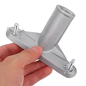 jojofuny Broom Handle Bracket with Broom Handle Adapter and Handle Mounting Brackets, Pole Handle Adapter Broom Head Bracket Connecting