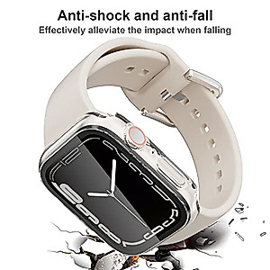 Cuteey 12 Pack Case for Apple Watch Series 3/2/1 38mm Tempered Glass Screen Protector, All Round Full Hard PC Cover Bumper for iWatch 38mm Accessories