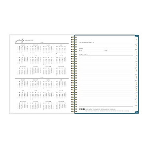 2023-2024 Blue Sky™ Life Note it® CYO Weekly/Monthly Academic Planning Calendar with Notes, 8-1/2" x 11", Bella, July 2023 to June 2024, 142181