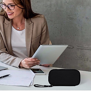 Tildaks Travel Electronic Organizer Pouch Bag, 3 Compartments Portable Electronic Phone Accessories Storage Multifunctional Case for Cable, Cord, Charger, Hard Drive, Earphone(Pink)