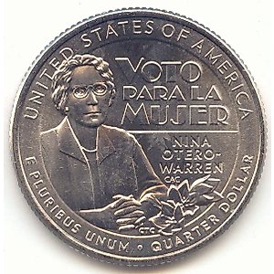 2022 D American Women, Washington Nina Otero-Warren Quarter Uncirculated