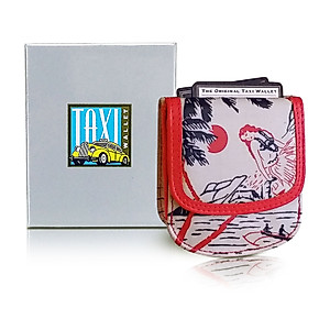 Taxi Wallet® - TW94-VINTAGE HAWAII - Soft Faux Pleather - Compact, Front Pocket Folding Wallet - For Cards, Coins, Bills, ID (Men & Women)