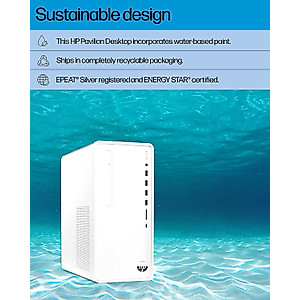 HP 2022 TP01 Pavilion Business Desktop Intel 12-Core i7-12700 32GB RAM 1TB PCIe SSD 1TB HDD AMD Radeon RX5500 4GB GDDR6 HDMI 2xDP USB-C WiFi AX BT RJ-45 Windows 11 Pro w/RE USB