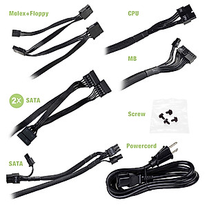 EVGA 600 Ba, 80 Plus Bronze 600w, Power Supply 100-Ba-0600-K1