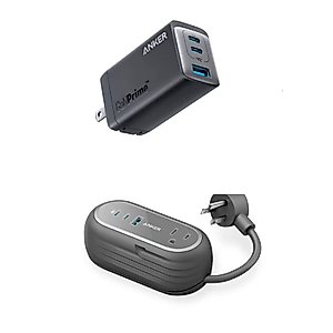 Anker USB C Charger, 7335 Charger Ganprime 65W and Anker GanPrime 65W Charging Station