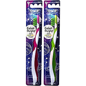Oral-B Pro-Health Junior CrossAction Galaxy Toothbrush, Ages 6+, Soft - Pack of 2