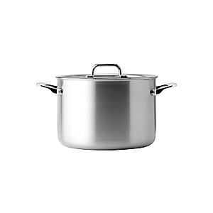 Misen 8 QT Stainless Steel Stock Pot with Lid - Stew & Soup Pot with Handles - Large Pot for Cooking