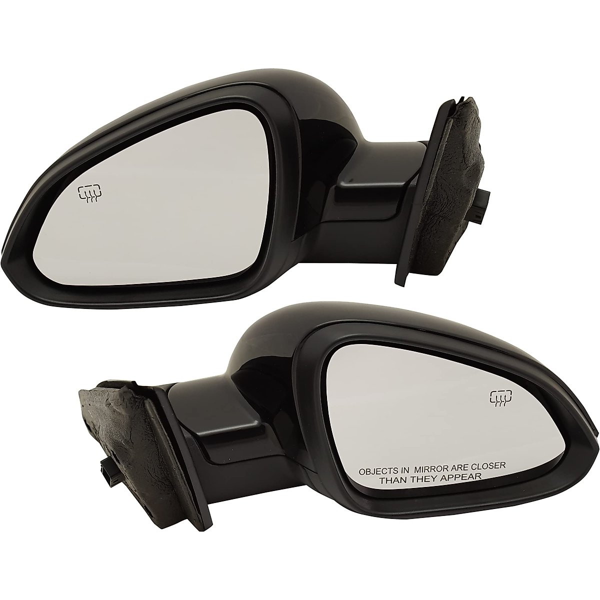 Kool Vue Driver & Passenger Side Power Heated Mirrors for Buick Regal 2011-2017 With Signal Light & Memory Paintable