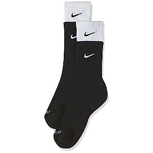 Nike Everyday Black & White Socks - Size Large