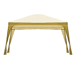 Coolaroo 446703, Camel Isabella Easy to Assemble Travel Canopy Gazebo Tent 10' x 12'