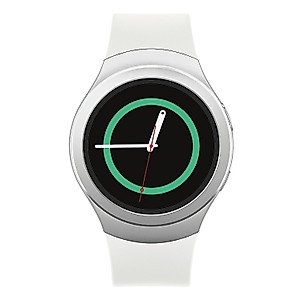 Samsung Gear S2 R730A (AT&T + Wi-Fi) Dust and Water Resistant Smartwatch - Silver (Renewed)