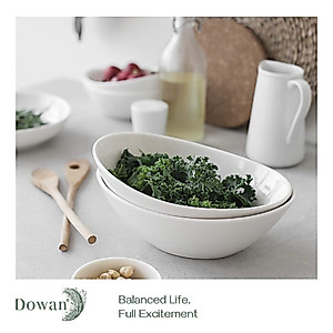 DOWAN Bundle 16 OZ Cereal Bowls and 36 Oz Salad Bowls