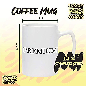 Molandra Products got appall? - 14oz White Ceramic Statesman Coffee Mug