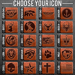 Gifts for Men, Personalized Pocket Knife w Name or Text, 20 Optional Icons, 14 Elegant Font, Custom Pocket Knife - Gifts for Husband from Wife, Daughter, Son, Customized Pocket Knives