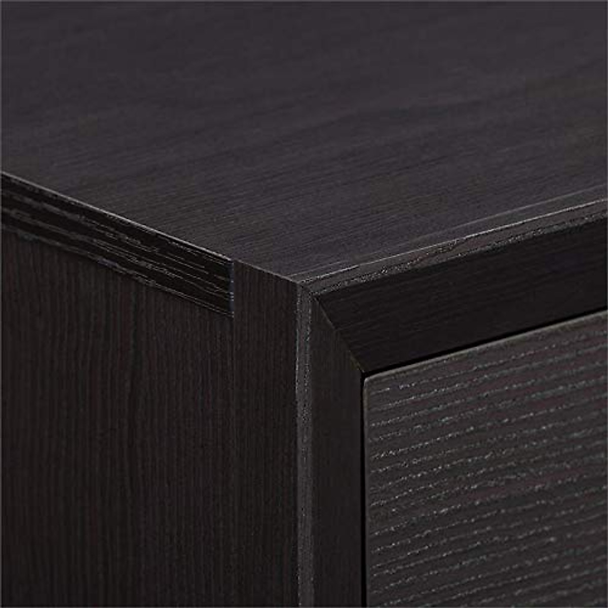 CorLiving Newport 5 Drawer Tall Dresser in Black
