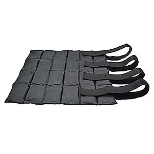 NRTFE Ice Boot for Horses, Horse Ice Pack Leg Wraps Compression Pad (Black)