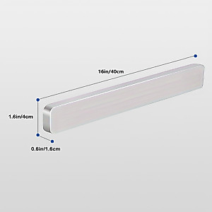 Magnetic Knife Holder for Wall, Magnetic Knife Holder, Strip Magnetic Knife Holder for Wall, Magnetic Knife Holder for Fridge, for Home Kitchen Utensil Holders, Easy to Install (16Inch)