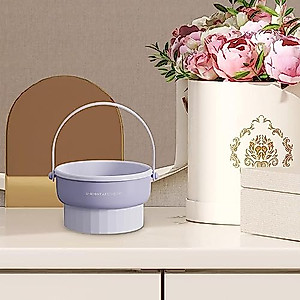 Cosmetic Cleaning Box, Portable Cosmetic Tool Washing Bowl, Silicon Brush Cleaner Pad, 300g Makeup Brush Washing Box, Cosmetic Cleaning Mat, Scrubber Bowl Pad for Makeup Sponge Powder Puff Brushes