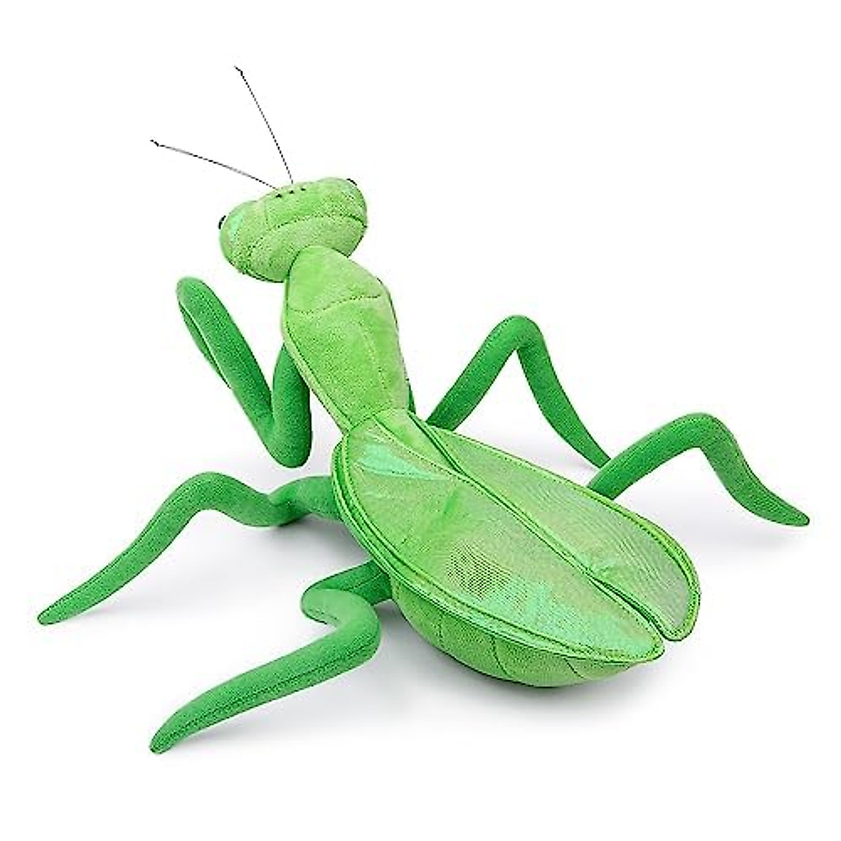 ZHONGXIN MADE Simulation Green Big Sword Mantis Plush Toy, Soft Mantis Stuffed Animal, 14 inch Soft Toy for Kids