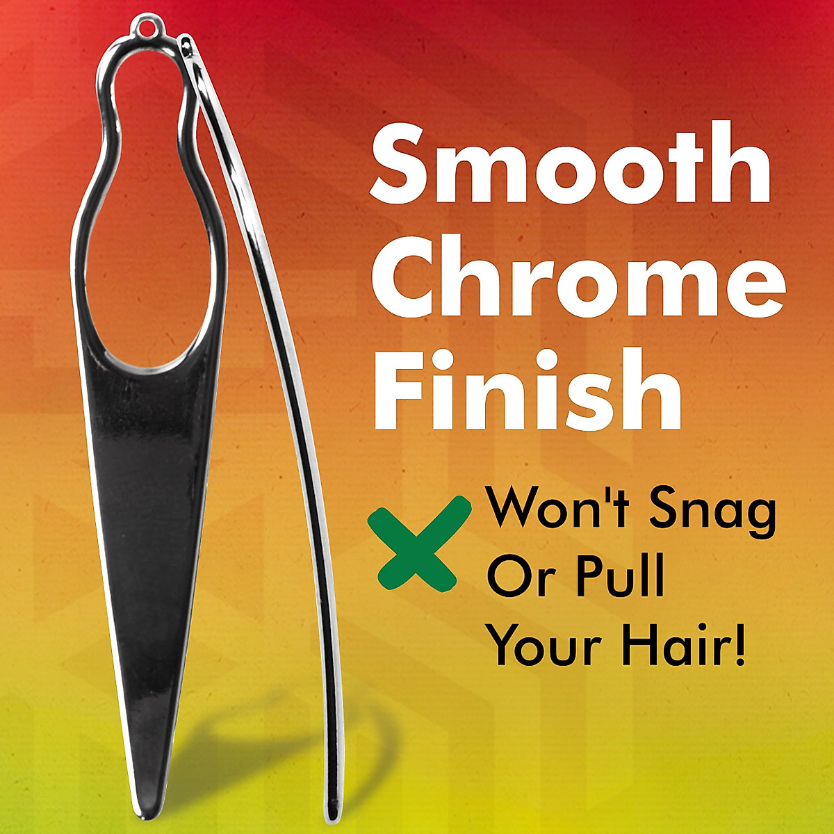 Interlocking Tools for Locs | Sisterlock and Dreadlocks Starter Kit: Tightening Accessories with Locking Needle for Small, Medium, and Large Dreads (1 Large + 1 Small Pin)