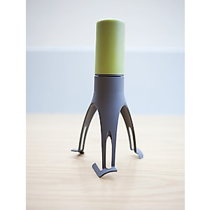 Uutensil Stirr - the Unique Automatic Pan Stirrer - Longer Nylon Legs, Olive Green