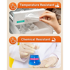 Replacement for Brother P-Touch Label Maker Tape TZe 12mm 0.47 Ribbon Laminated TZ Colored Refills Compatible with Brother P Touch PT-D210 D220 H110 1000 1280 D400 Cube, 1/2" x 26.2', 6 Pack