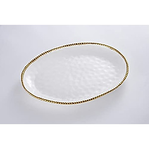 Pampa Bay Golden Salerno Oval Platter