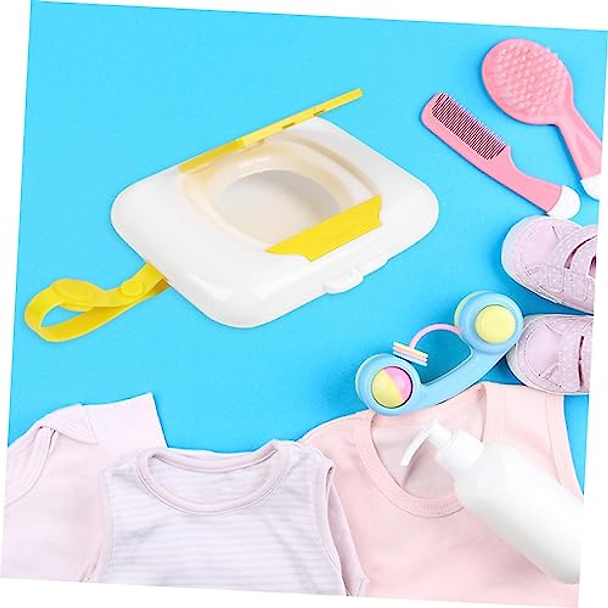 Zerodeko 2pcs Baby Wipes Box Toilet Stand Portable Stroller Hanging Paper Towel Holder Wipes Case Diaper Wipe Case Wipe Bag Holder Outdoor Tissue Case Wipes Holder Box Wet Wipes Box Outdoor
