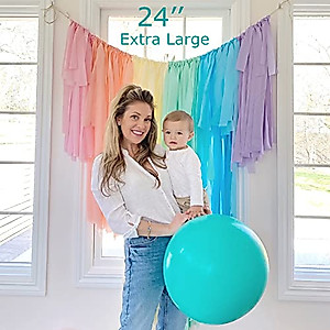 Turquoise Balloon Kit for Weddings & Parties - 105pc Assorted Set