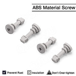 QILIPSU Junction Box with Mounting Plate 380x280x130mm, ABS Plastic DIY Electrical Project Case IP67 Waterproof Dustproof Enclosure Grey (15"x11"x5.1")