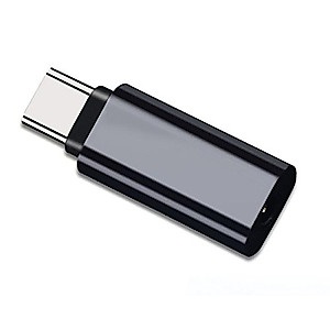 Cablecc Type-C to 3.5mm Earphone Adapter USB-C 3.1 Male to AUX Audio Female for Xiaomi 6 Mi6 Letv 2 Pro 2 Max2 (Black)