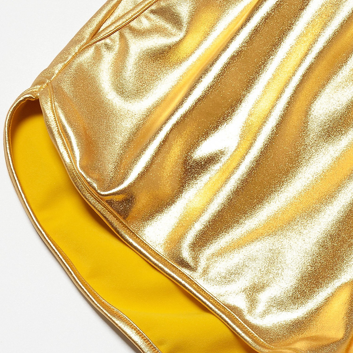 Big Girls Metallic Shorts Gold Hot Pants Shiny Sparkly Festival Outfits 10 11