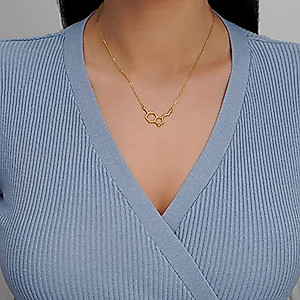 Serotonin Molecule Necklace in 925 Sterling Silver