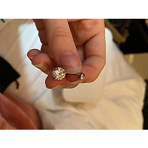 VCMART 14G Belly Button Ring Heart Clear Round Sunflower Diamond Opal Belly Button Rings Surgical Steel Diamond Belly Rings for Women Navel Rings Navel Piercing Jewelry Belly Button Piercing Jewelry