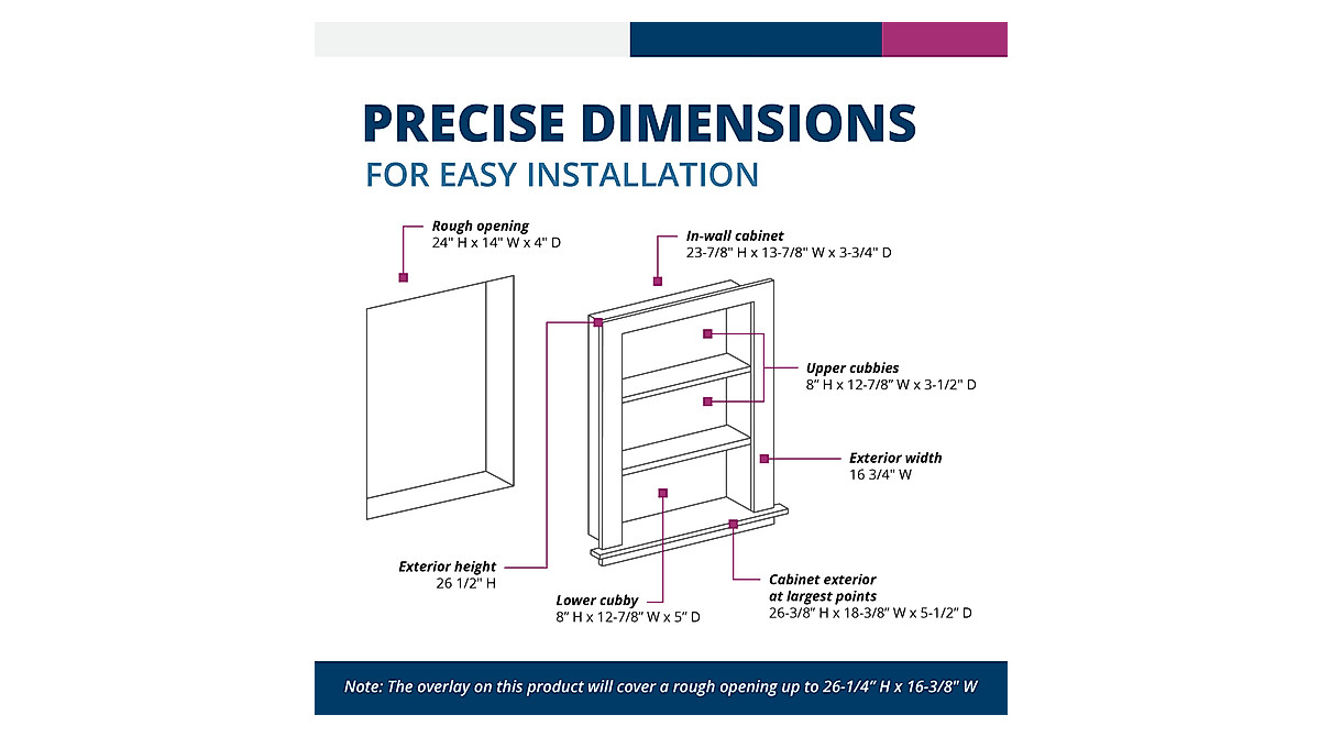 Aiden Wall Niche - Stylish 14x24 Storage Solution