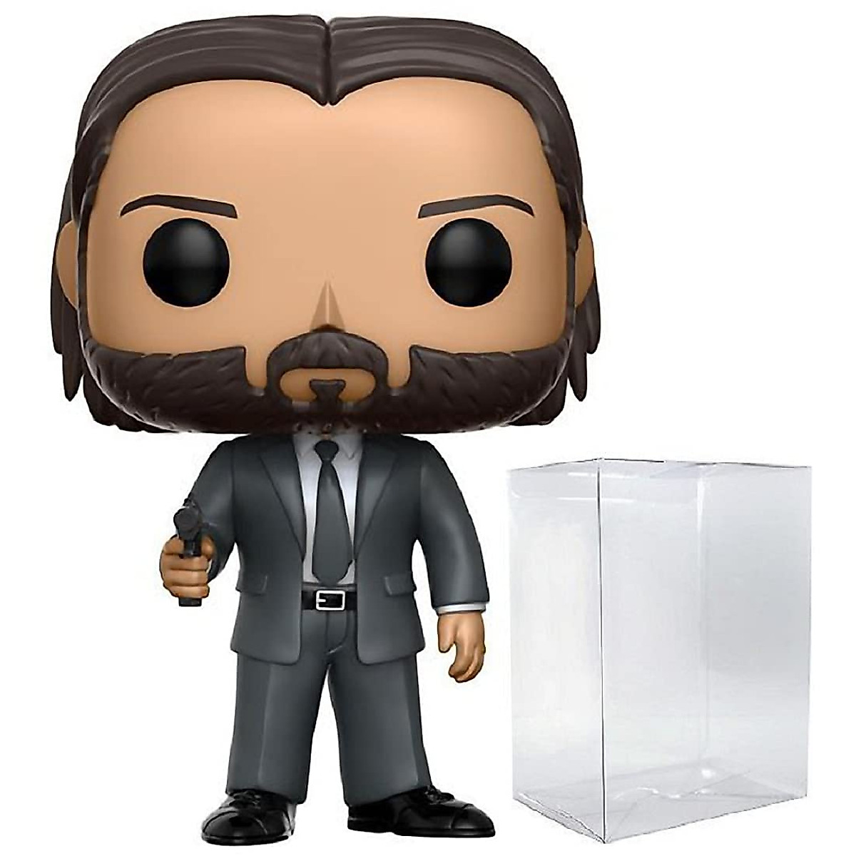 John Wick Chapter 2 Funko Pop! Vinyl Figure - 3.75" Multicolored with Compatible Box Protector Case