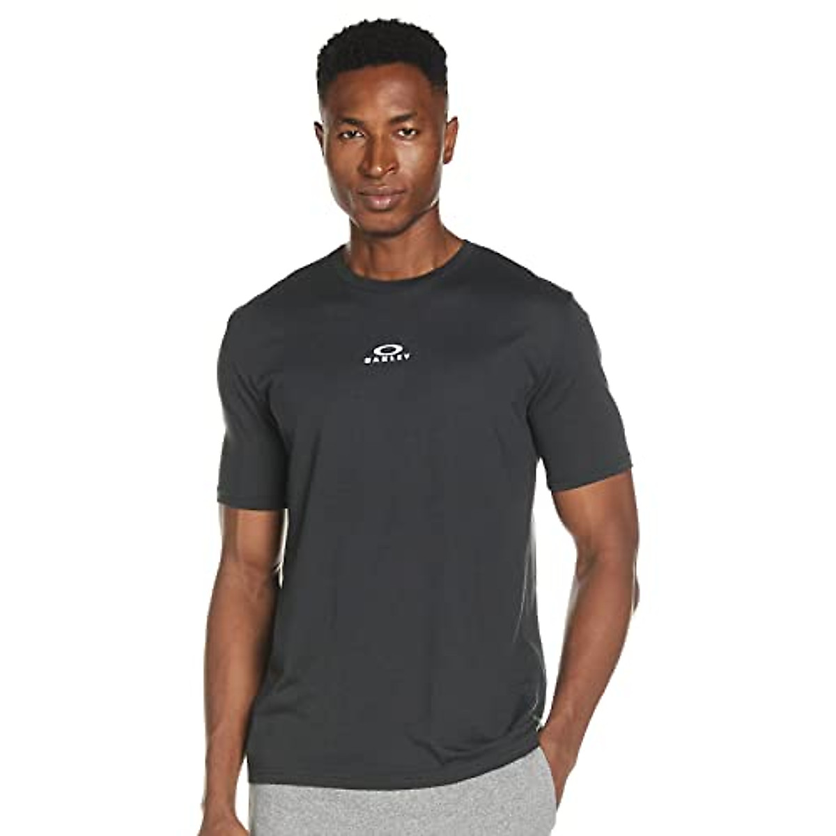 Oakley mens Bark New Shirt, Blackout, X-Large US