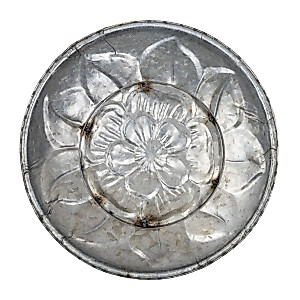 Foreside Home & Garden Flora Metal Decorative Tray